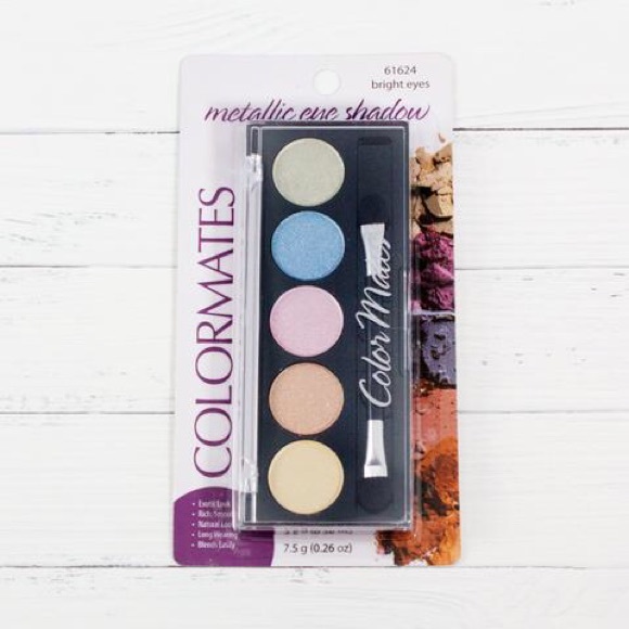 ColorMates | Makeup | Bright Eyes Metallic Colormates Eyeshadow Pallet ...
